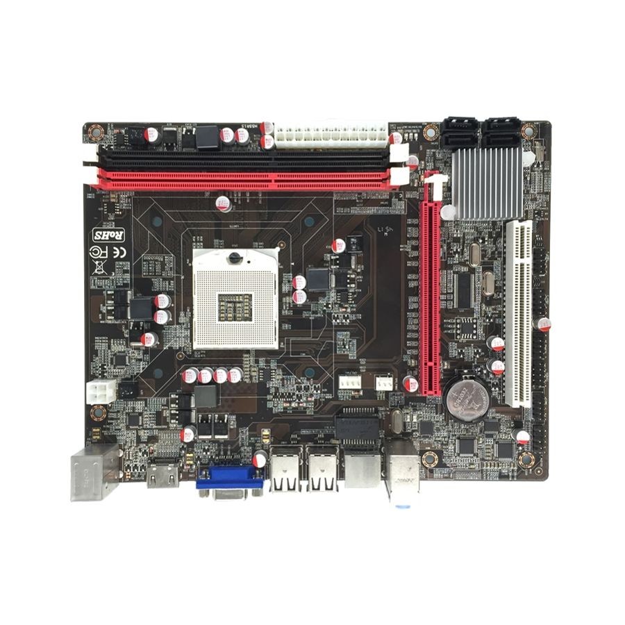 HM55 Intel PC Motherboard I3 I5 I7 HM55 PGA 989 Dual Memory Channel