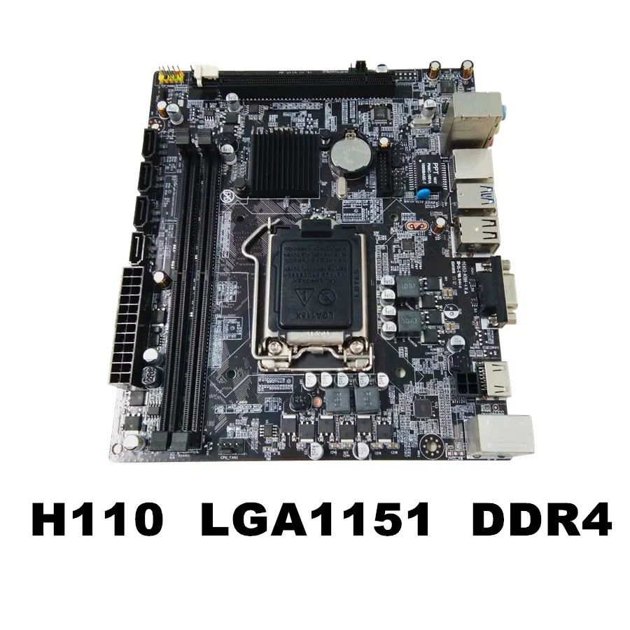 ATX H110 ITX Motherboard Socket LGA1151 2x1.35V Dual Channel DDR4 32G ...