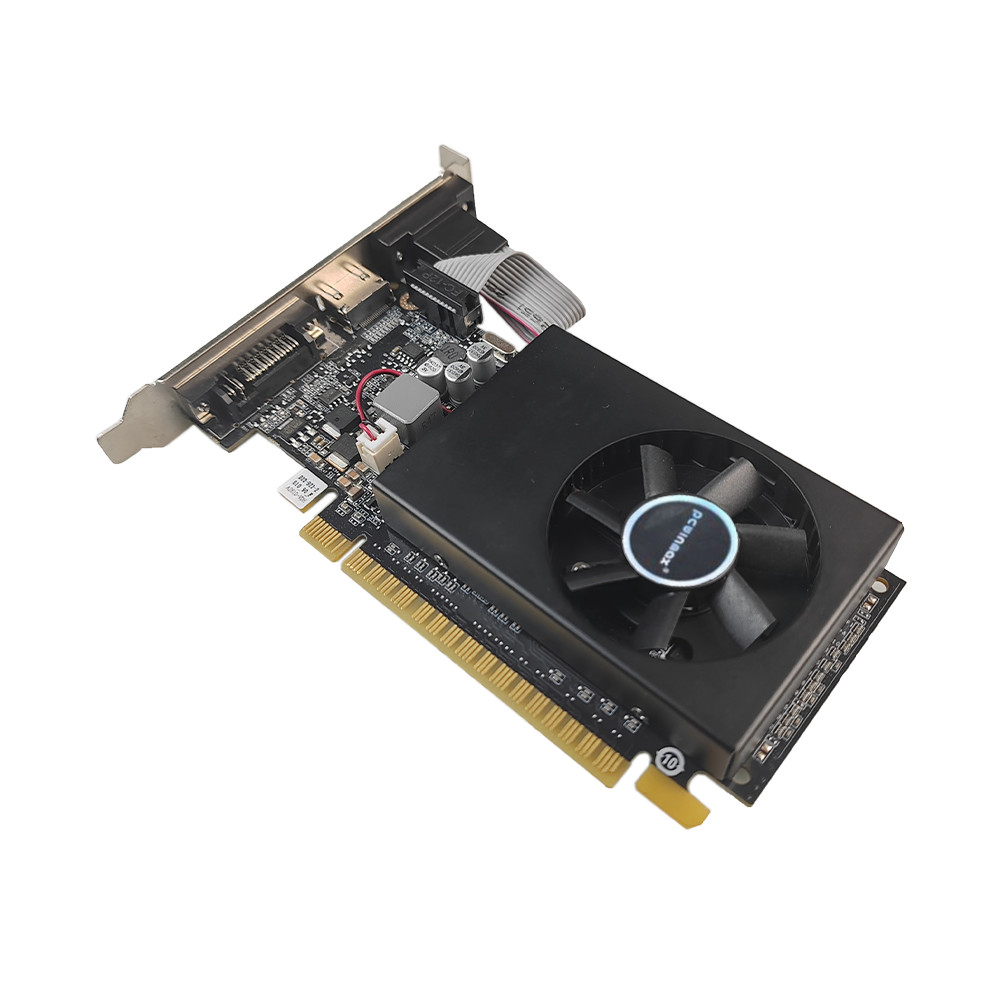 PCWINMAX GT 610 1GB 64Bit GDDR3 Support DirectX 11 Single Fan GPU Video ...
