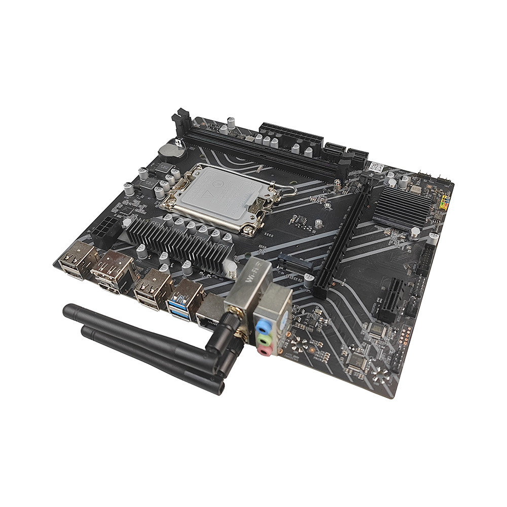 PCWINMAX H610 Wifi DDR4 Socket LGA1700 PCIe 4 SATA 6Gb/s M.2 MATX ...